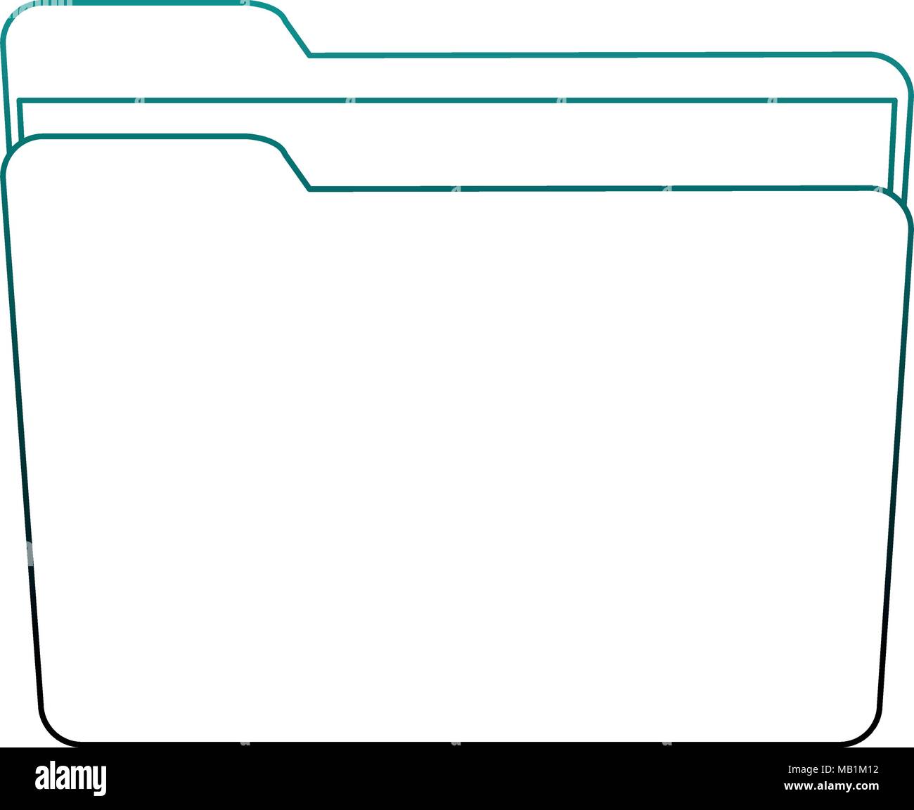 Folder with documents symbol Stock Vector Image & Art - Alamy