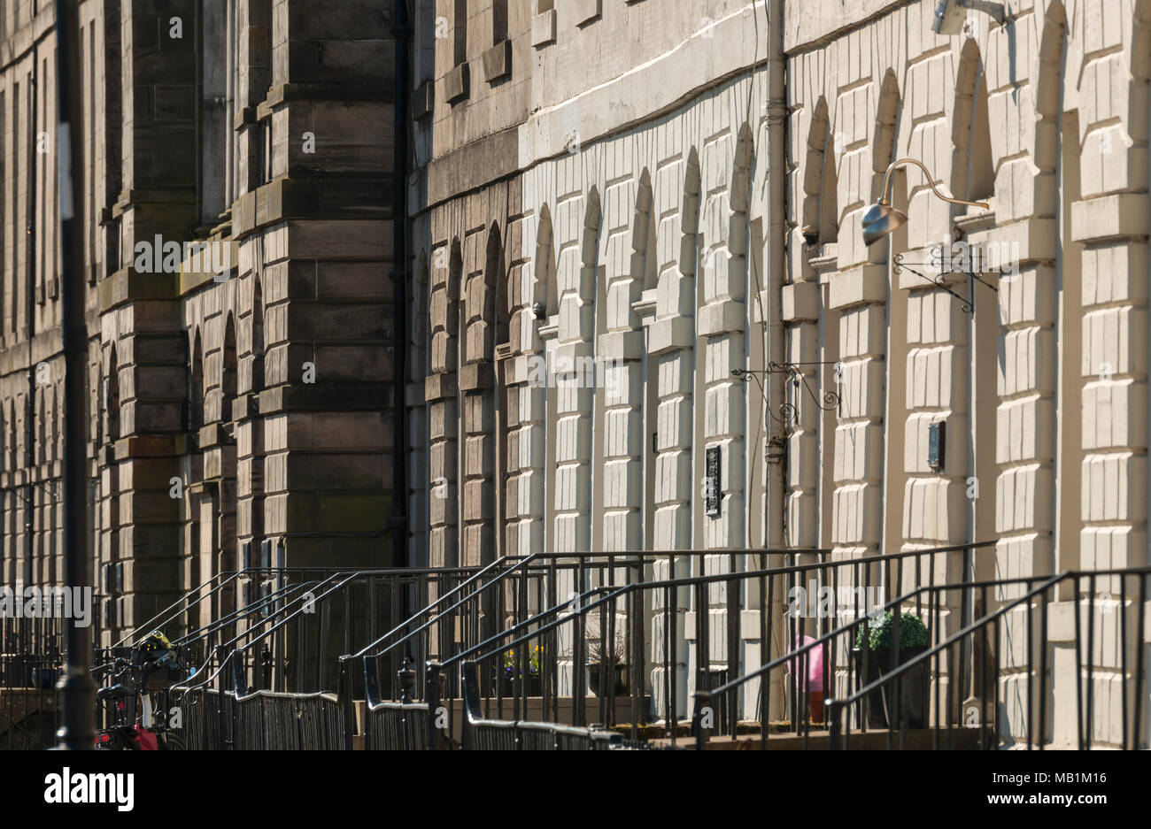 The facade of Rose Terrace is a fine example of Scottish Georgian ...