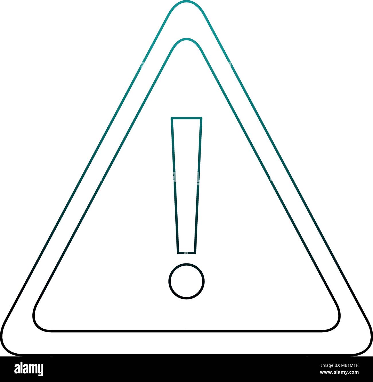 Attention sign isolated Stock Vector Image & Art - Alamy