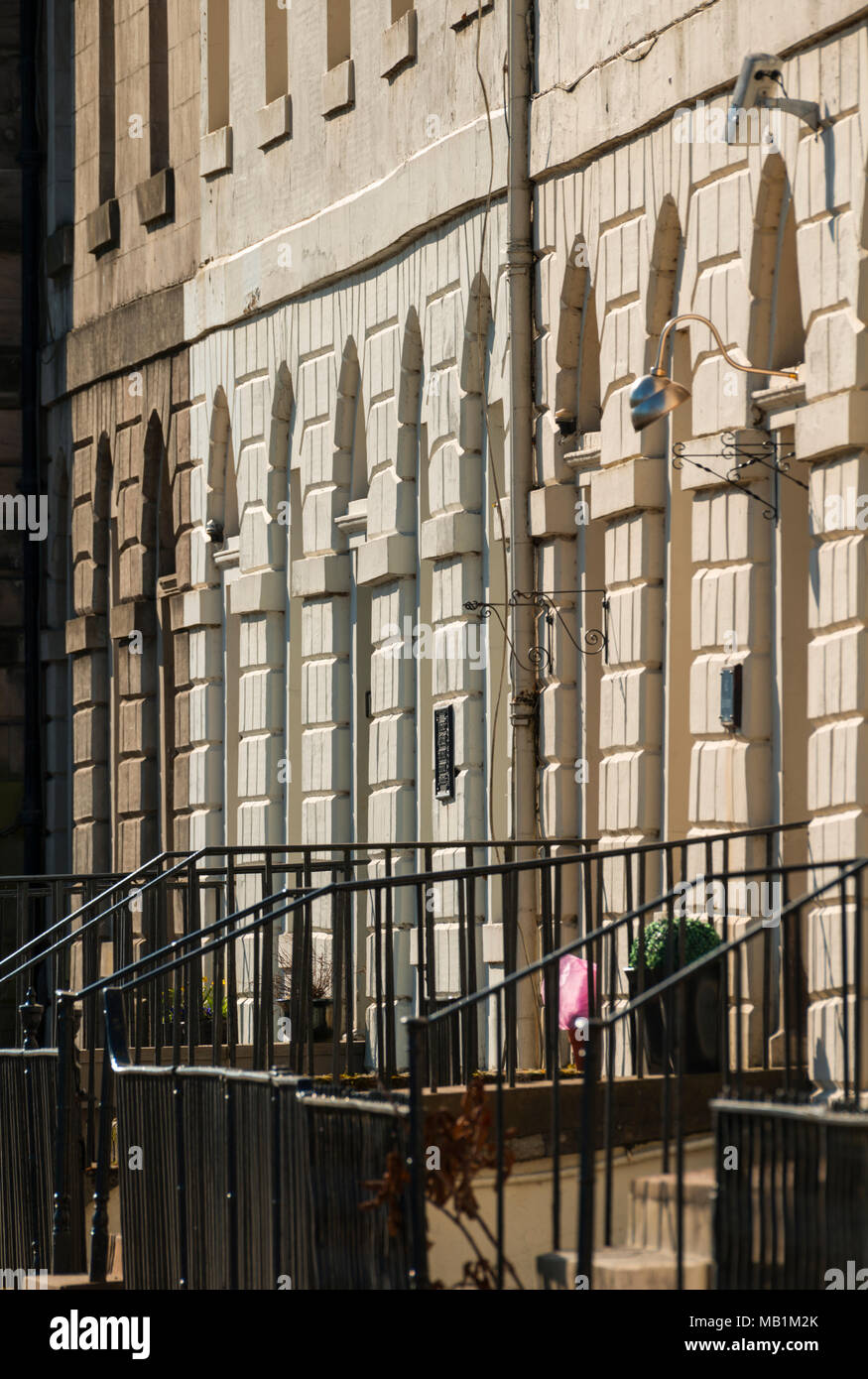 The facade of Rose Terrace is a fine example of Scottish Georgian ...