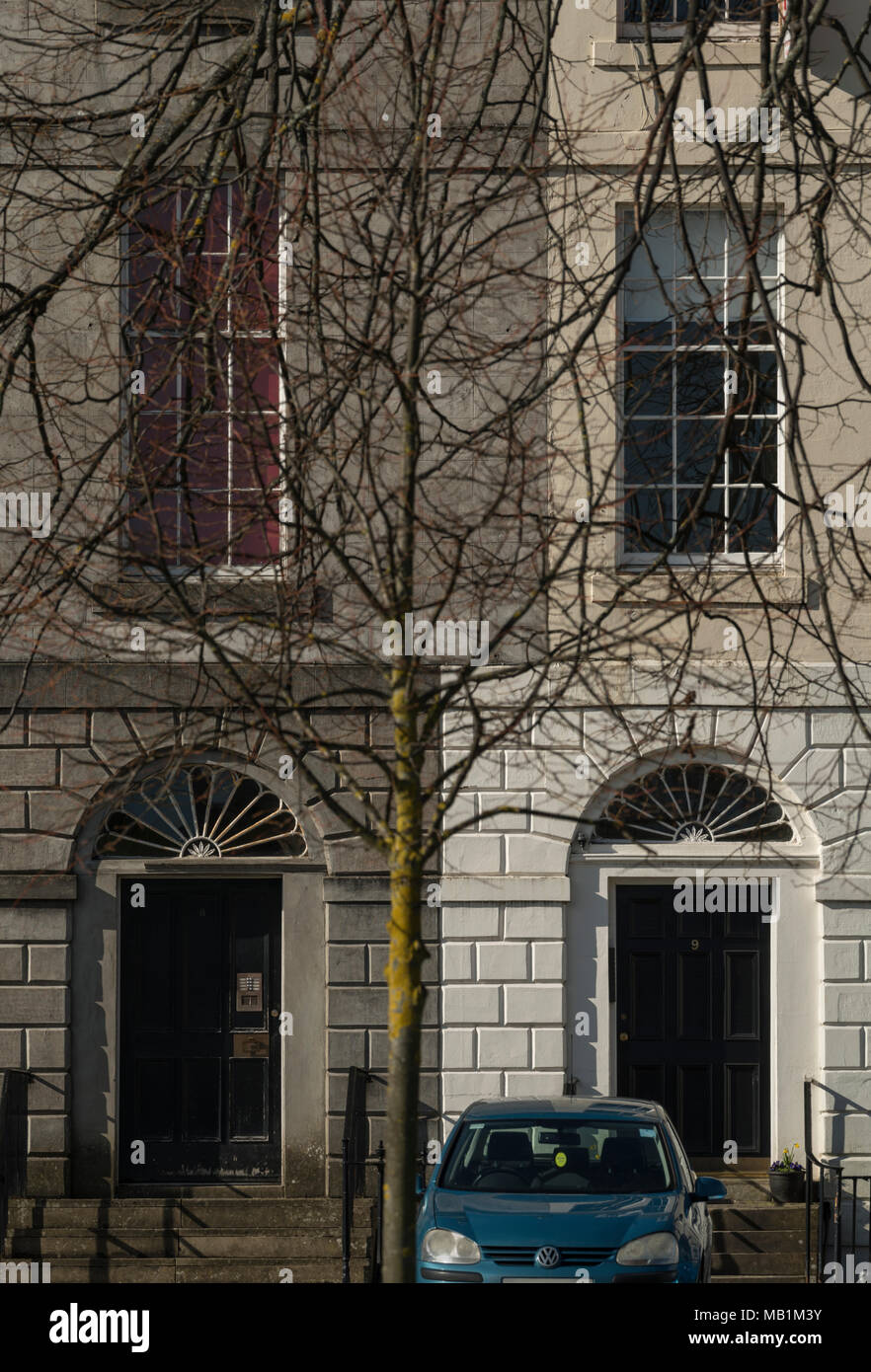 The facade of Rose Terrace is a fine example of Scottish Georgian ...