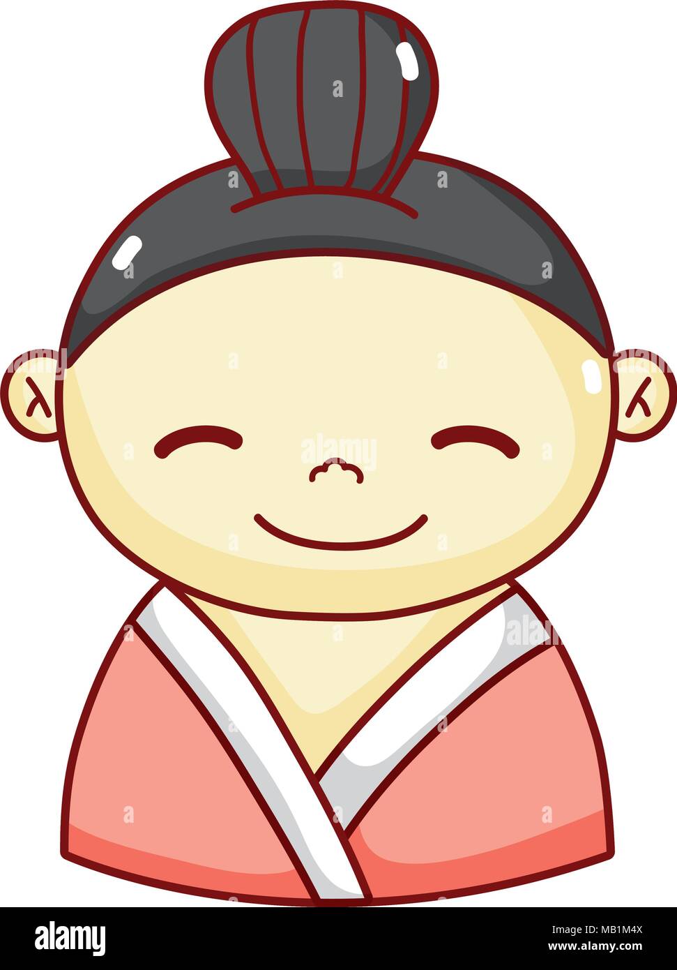 Beautiful lady asian woman Stock Vector Images - Alamy