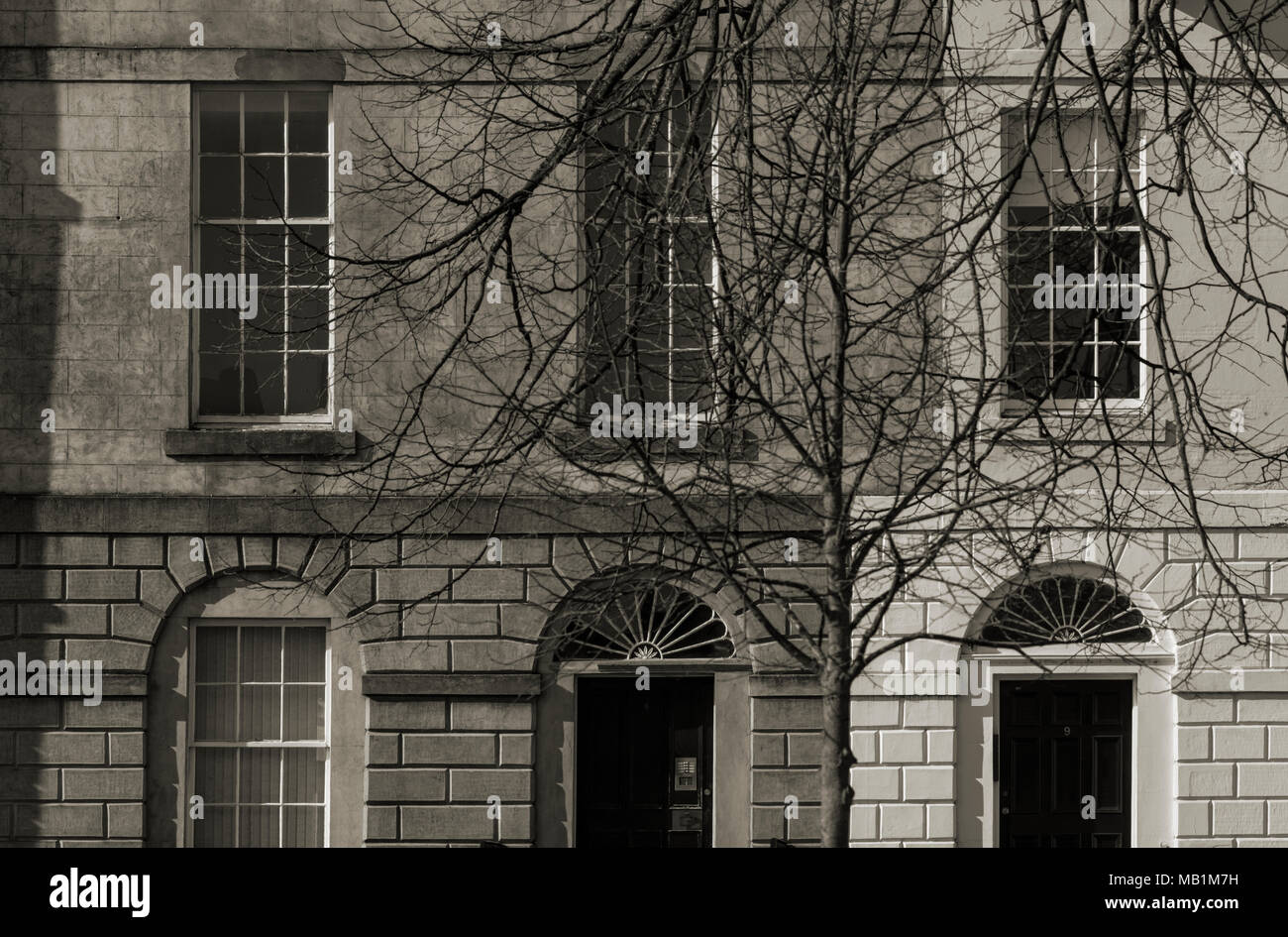 The facade of Rose Terrace is a fine example of Scottish Georgian ...