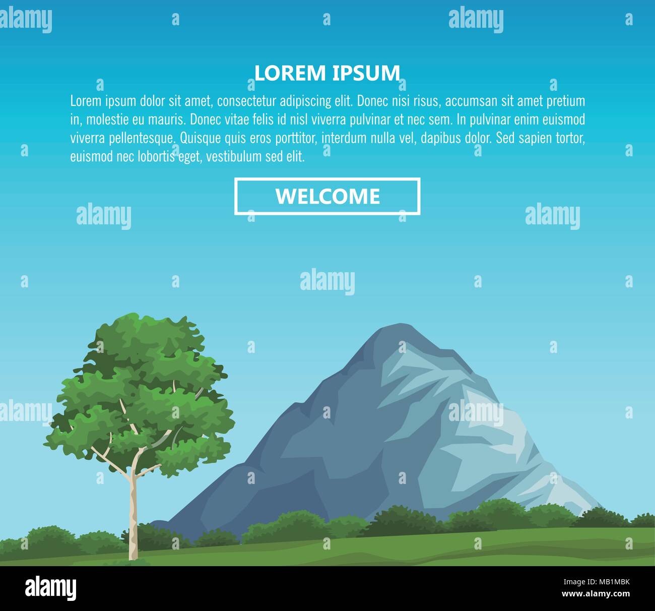 Beautiful landscape infographic Stock Vector Image & Art - Alamy