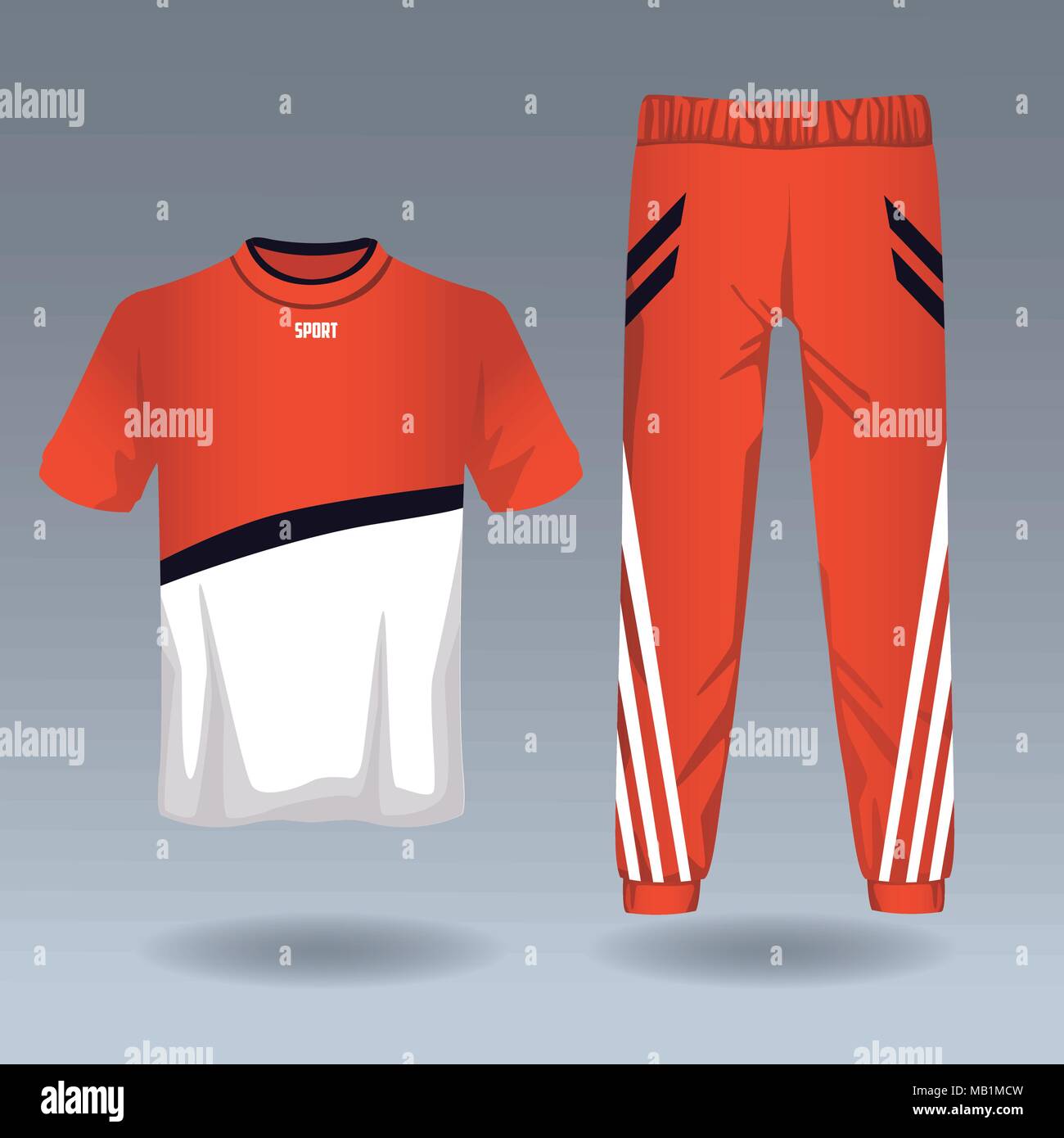 Male sport wear Stock Vector Image & Art - Alamy