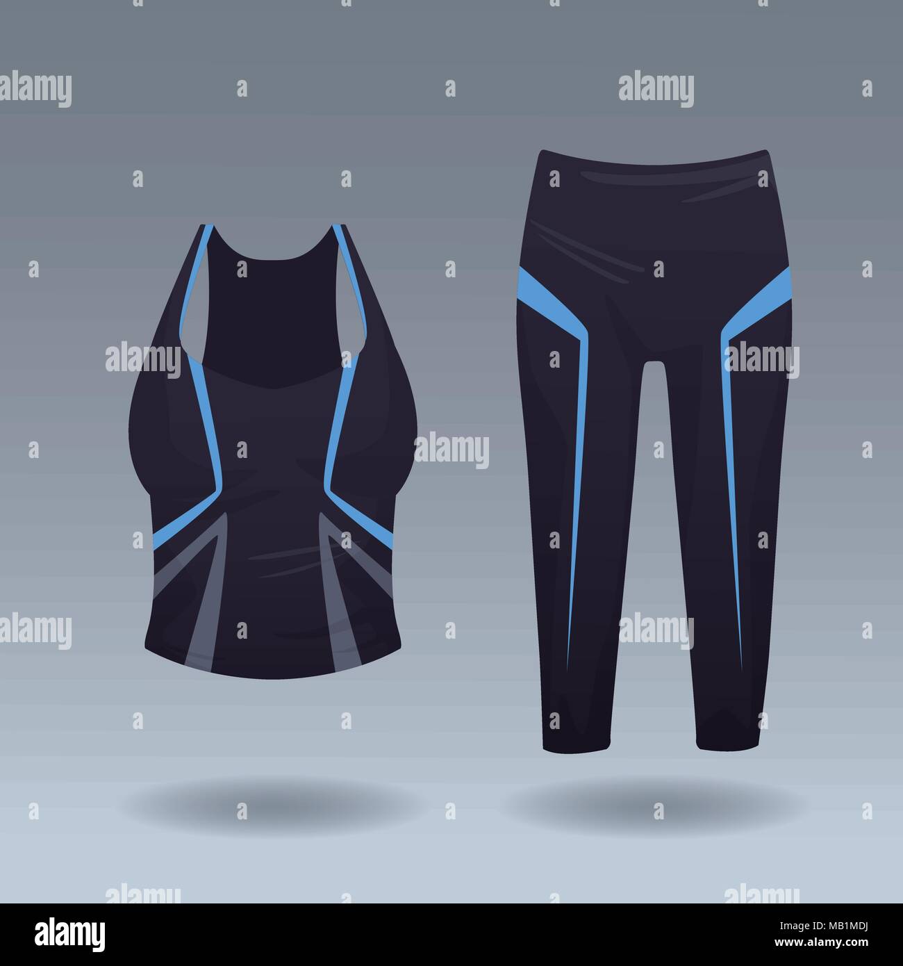 Womens sport wear Stock Vector Image & Art - Alamy