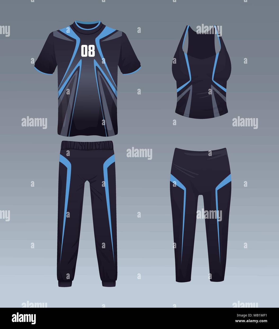 Sport wear for athletes Stock Vector Image & Art - Alamy