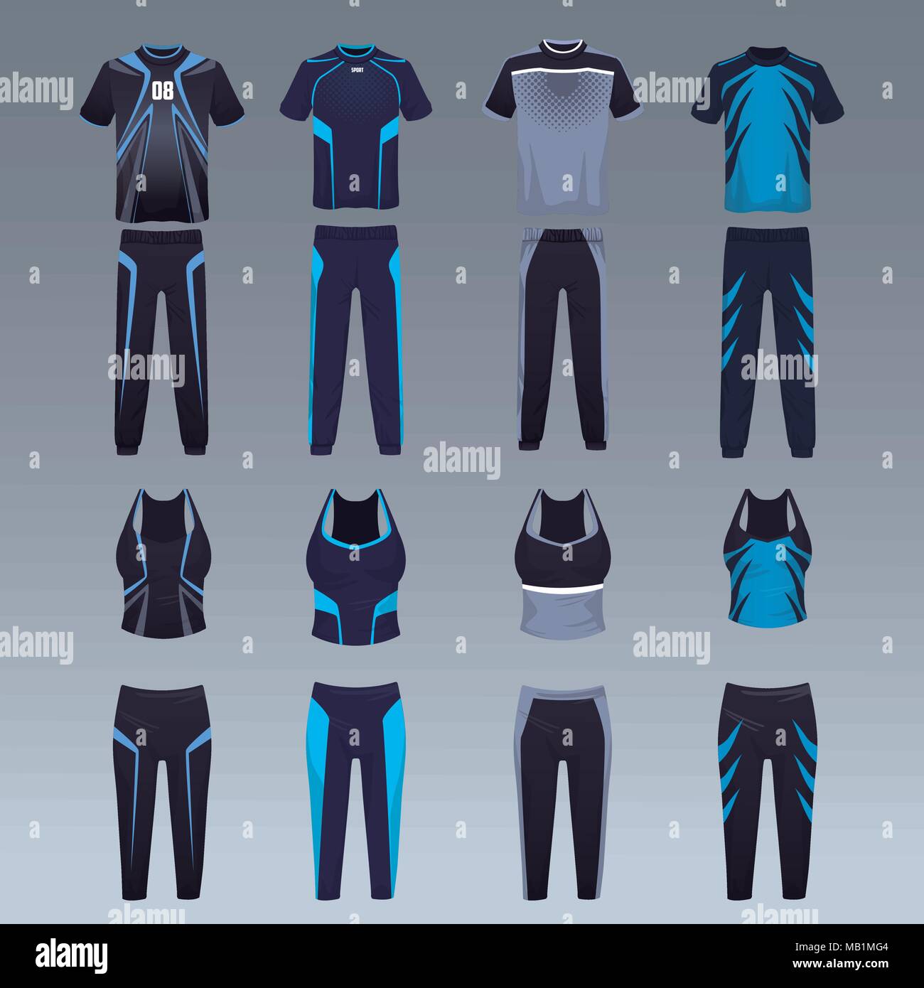 Sport wear collection Stock Vector Image & Art - Alamy