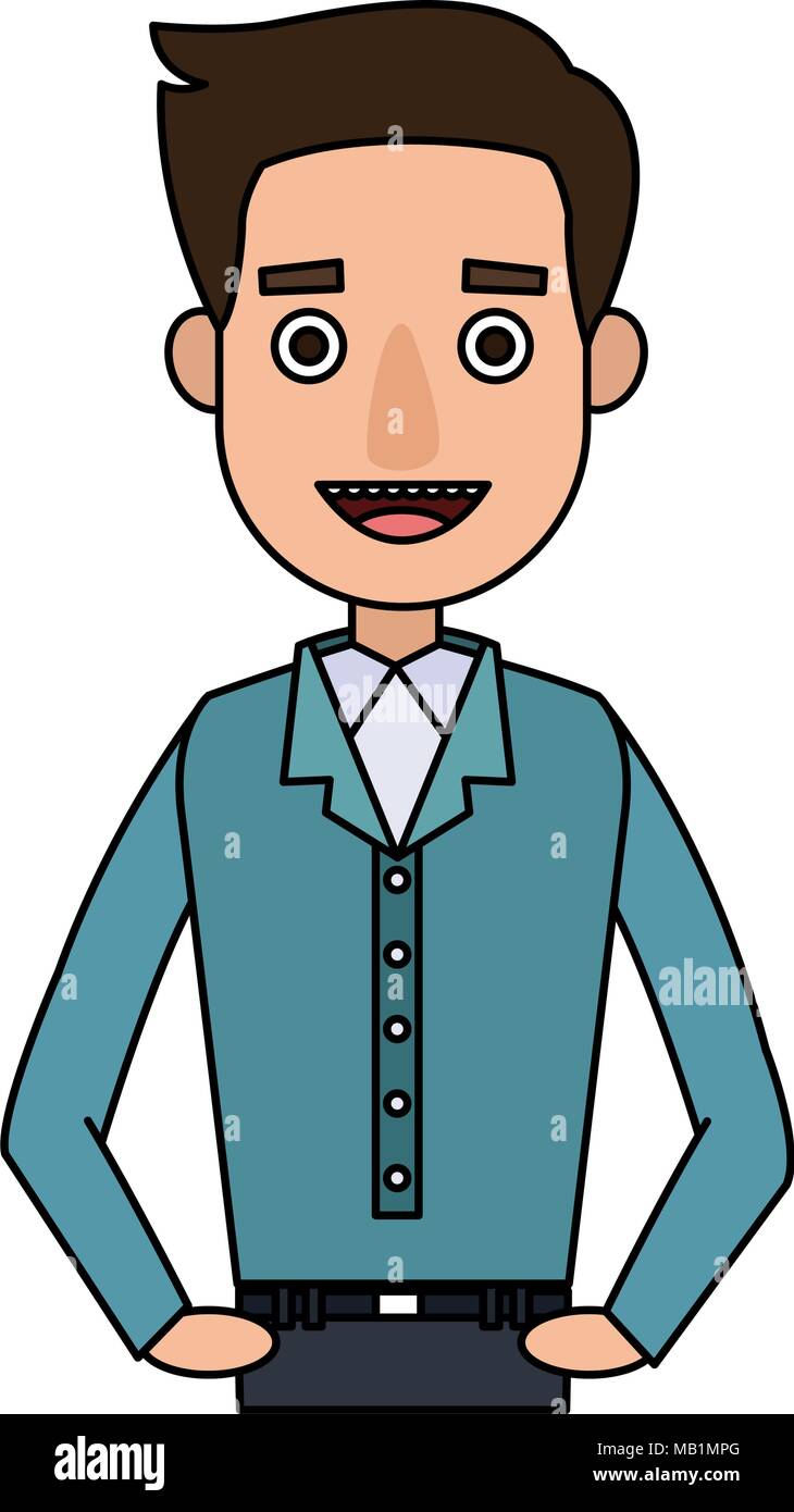 Happy man cartoon Stock Vector Image & Art - Alamy