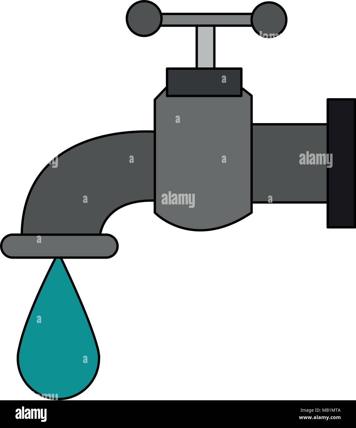 Water faucet symbol Stock Vector Image & Art - Alamy