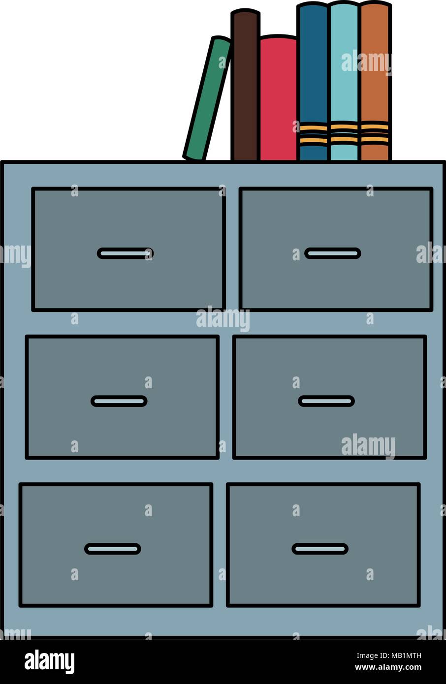 Work on files Stock Vector Images - Alamy