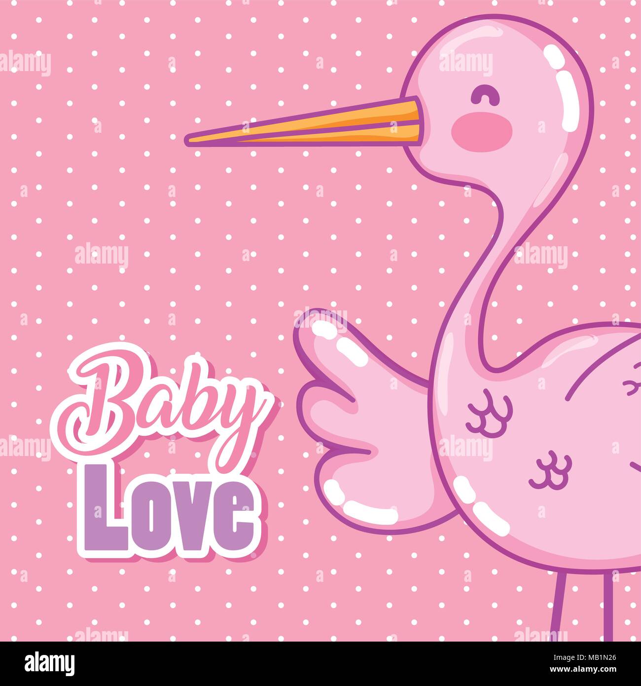 Baby love card cartoons Stock Vector Image & Art - Alamy