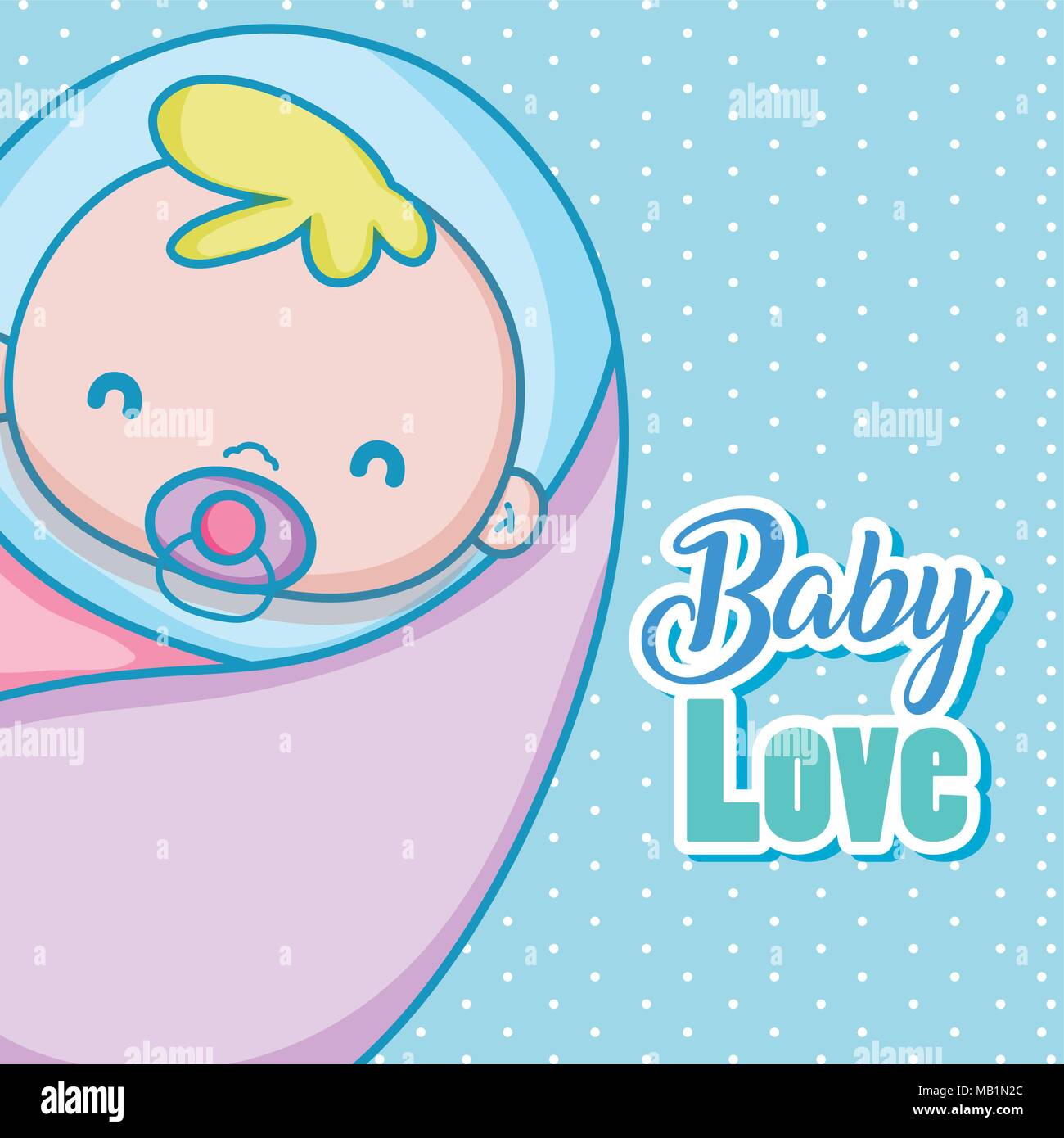 Baby love card cartoons Stock Vector Image & Art - Alamy