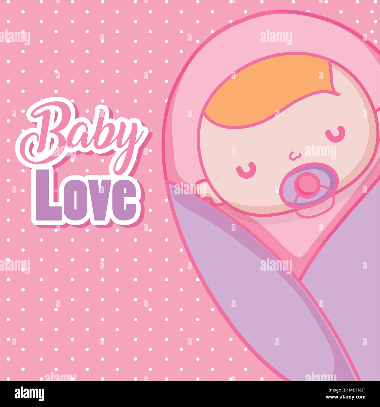 Baby love card cartoons Stock Vector Image & Art - Alamy