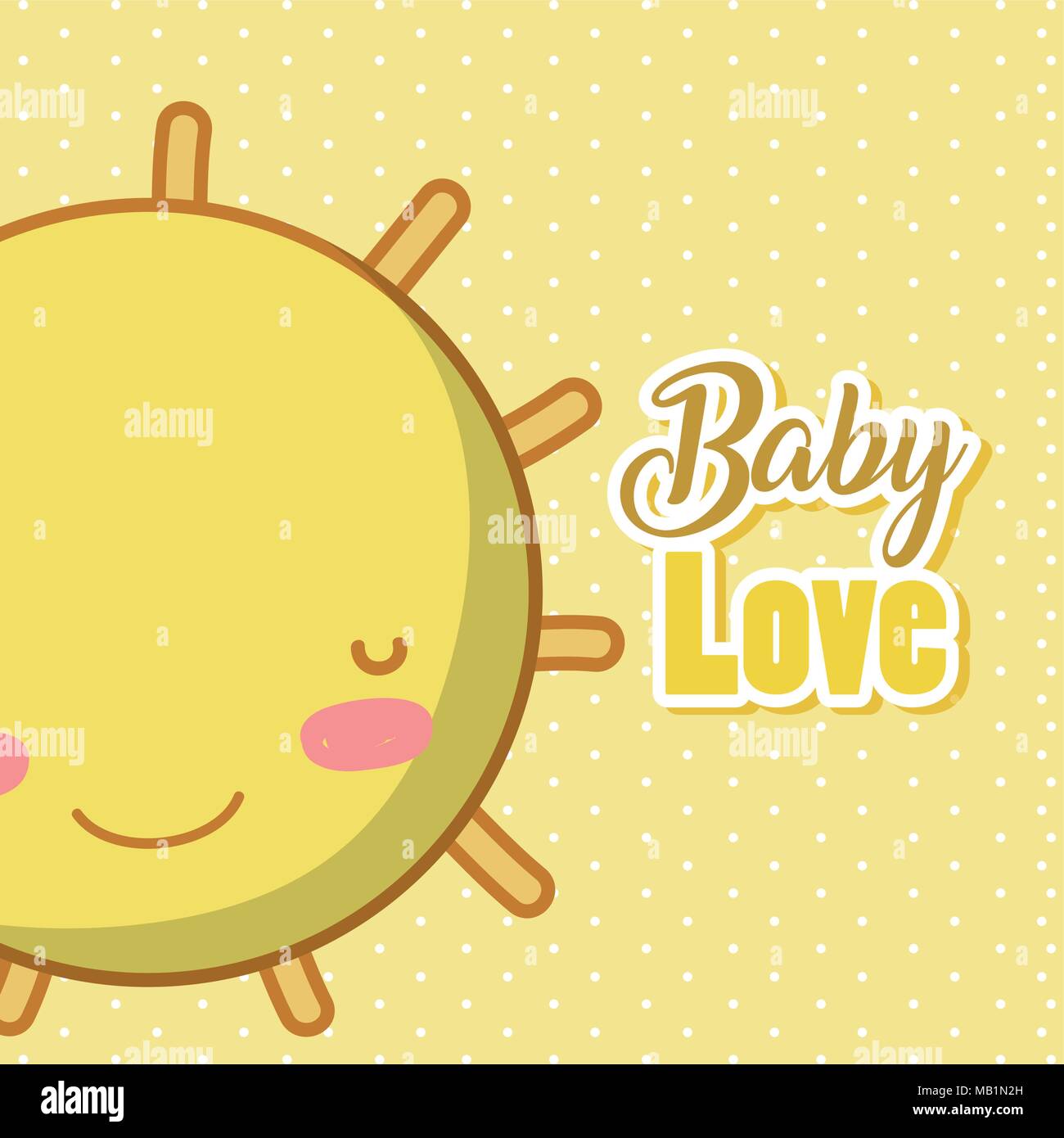 Baby love card cartoons Stock Vector Image & Art - Alamy