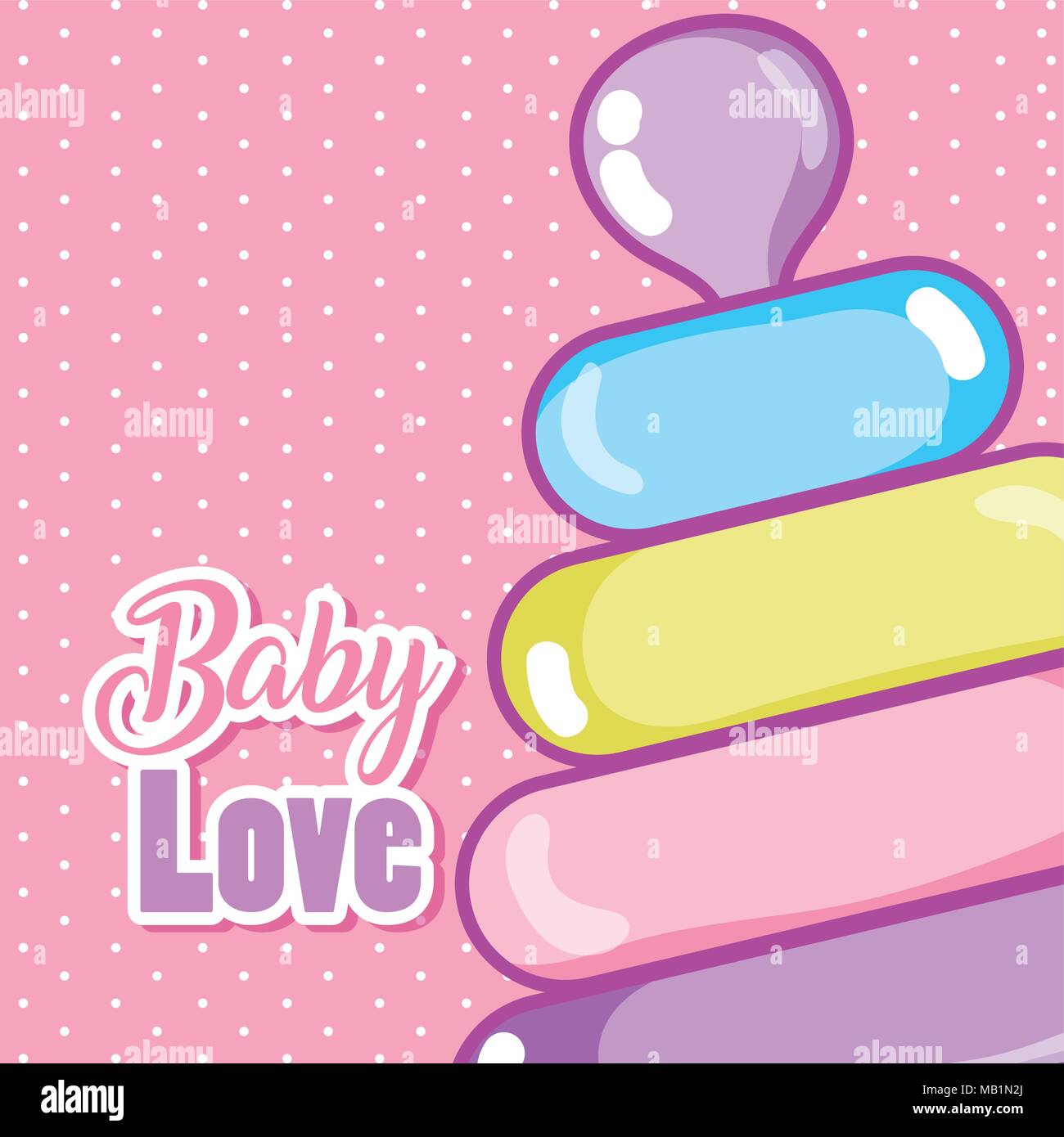 Baby love card cartoons Stock Vector Image & Art - Alamy