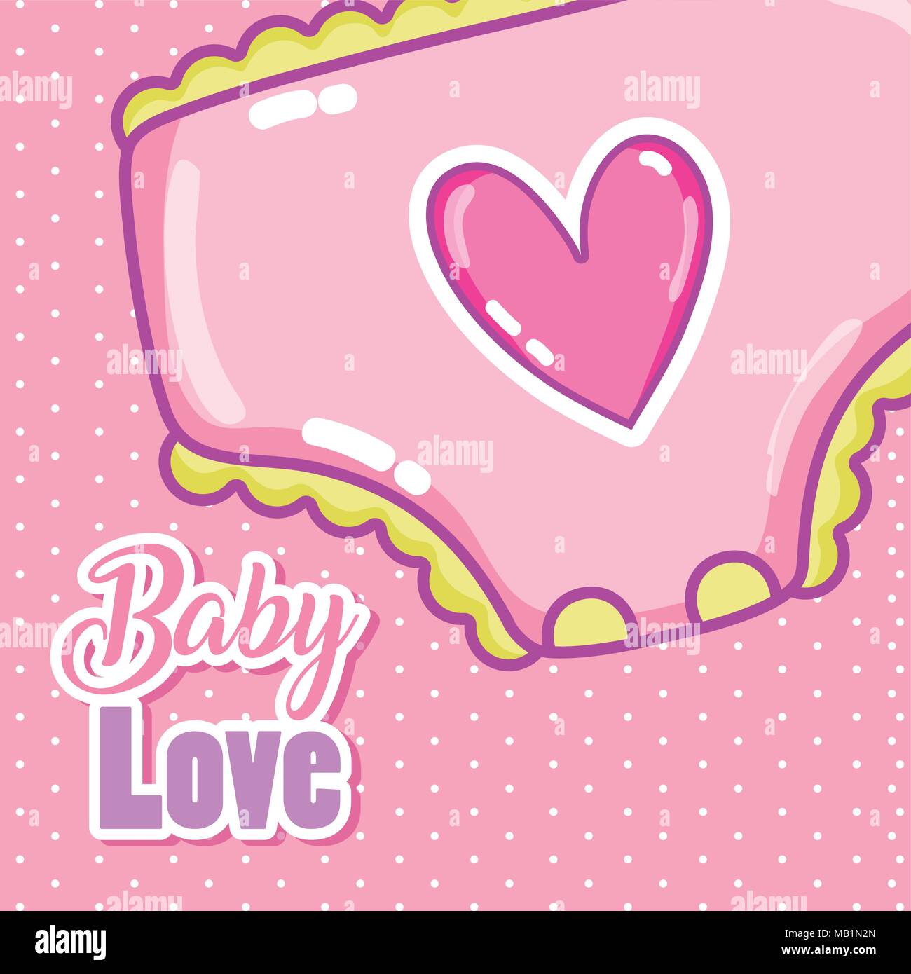 Baby love card cartoons Stock Vector Image & Art - Alamy