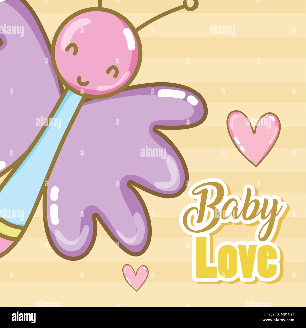 Baby love card cartoons Stock Vector Image & Art - Alamy