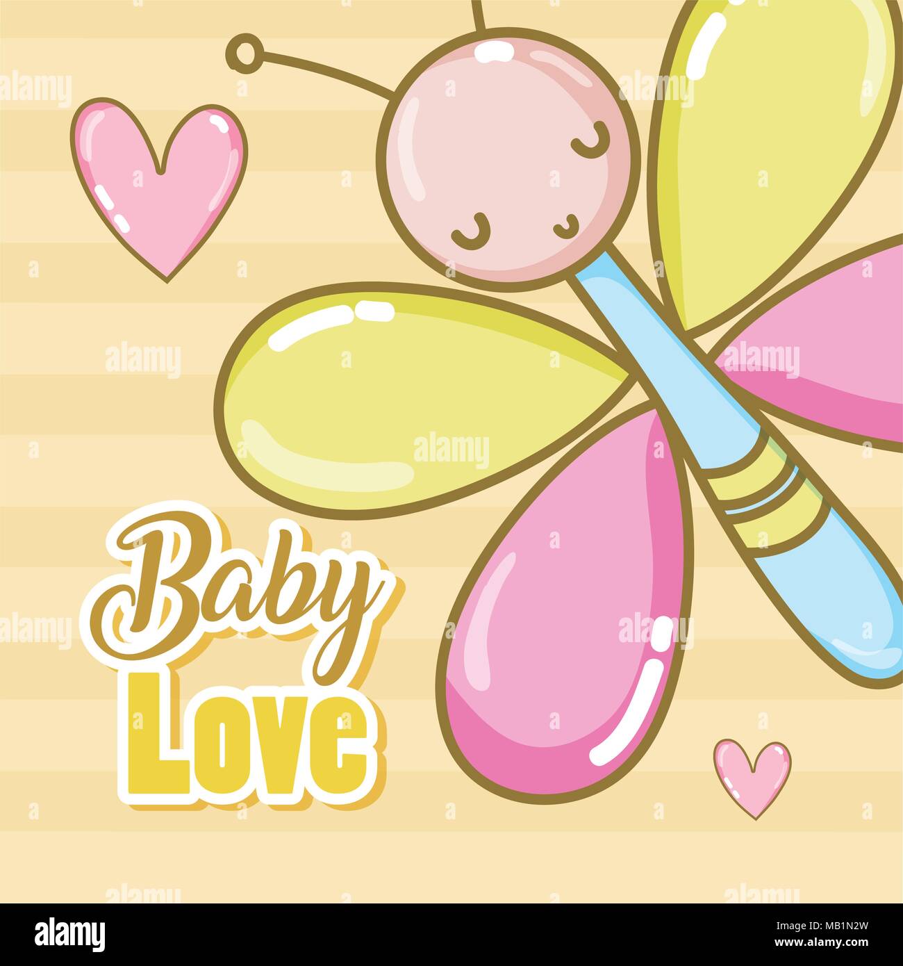Baby love card cartoons Stock Vector Image & Art - Alamy