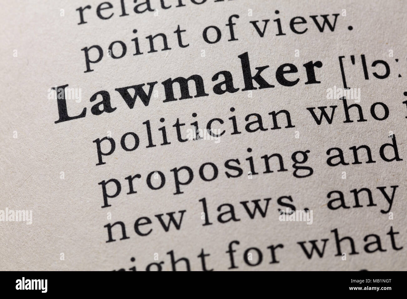 Fake Dictionary, Dictionary definition of the word lawmaker. including ...