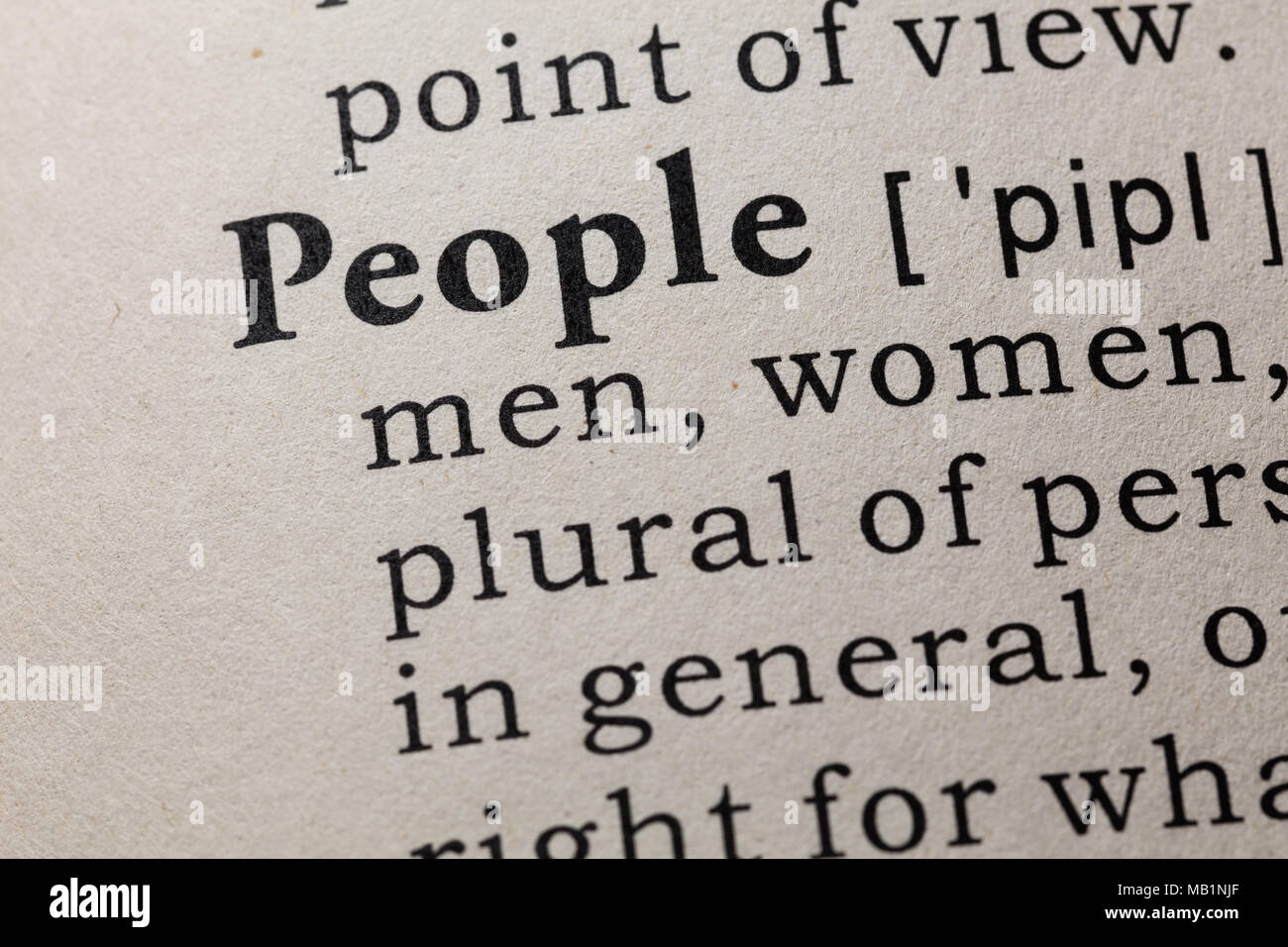 Fake Dictionary, Dictionary definition of the word people. including ...