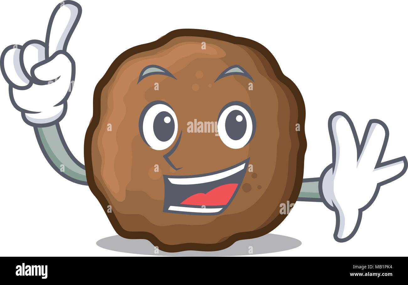 Funny Cartoon Meatball
