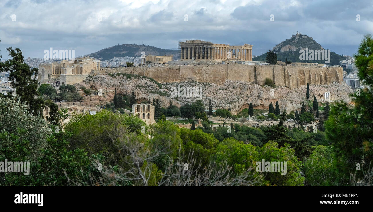 Athens ruined hi-res stock photography and images - Alamy