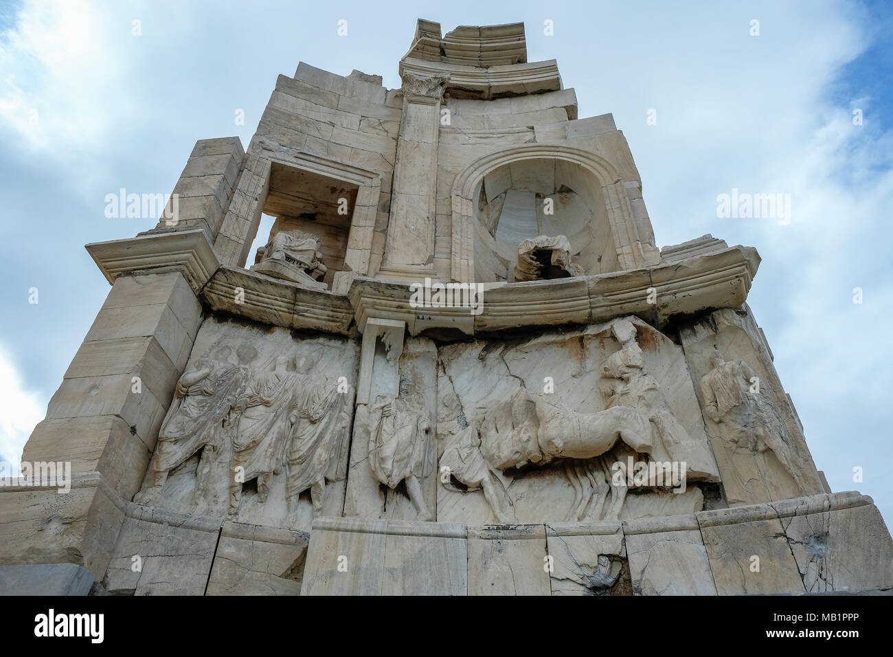Philopappos Monument is an ancient Greek mausoleum and monument ...