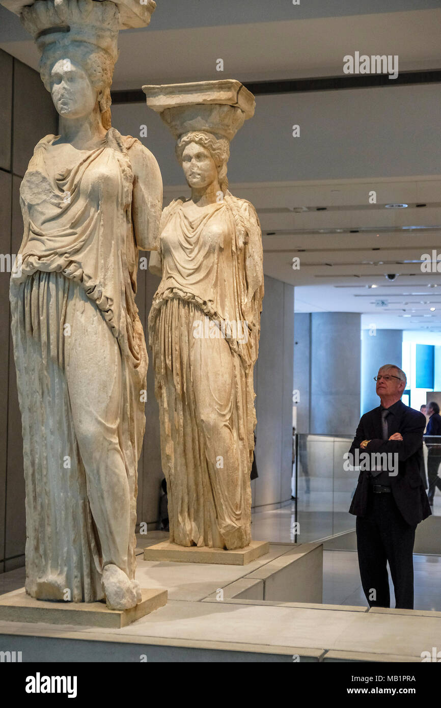 Athens, Greece - December 28, 2017: Interior View of the New Acropolis ...