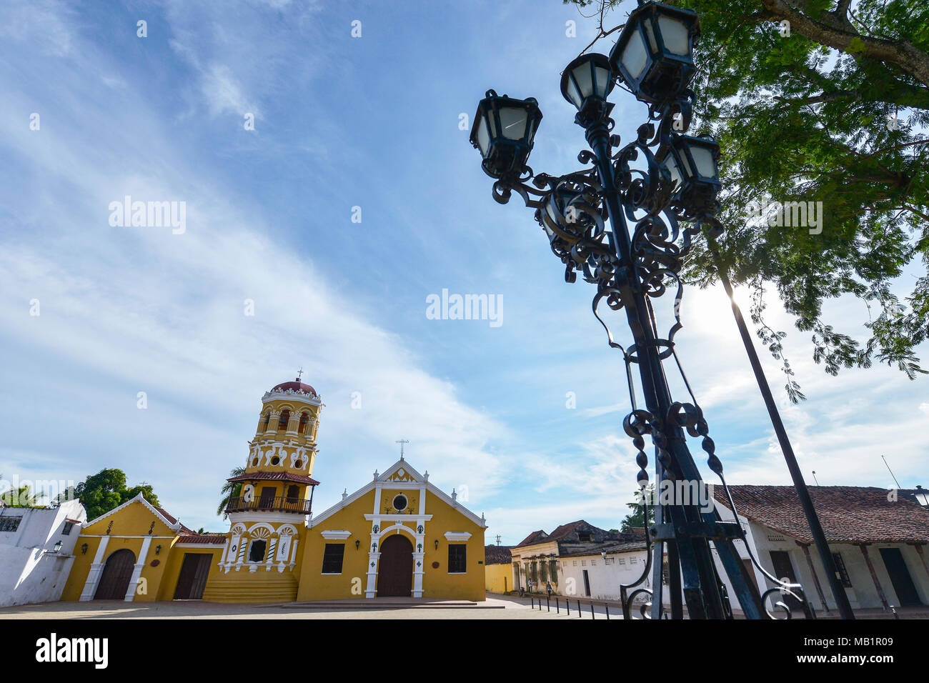 Santa Barbara Church in Mompox, Colombia Stock Photo - Alamy