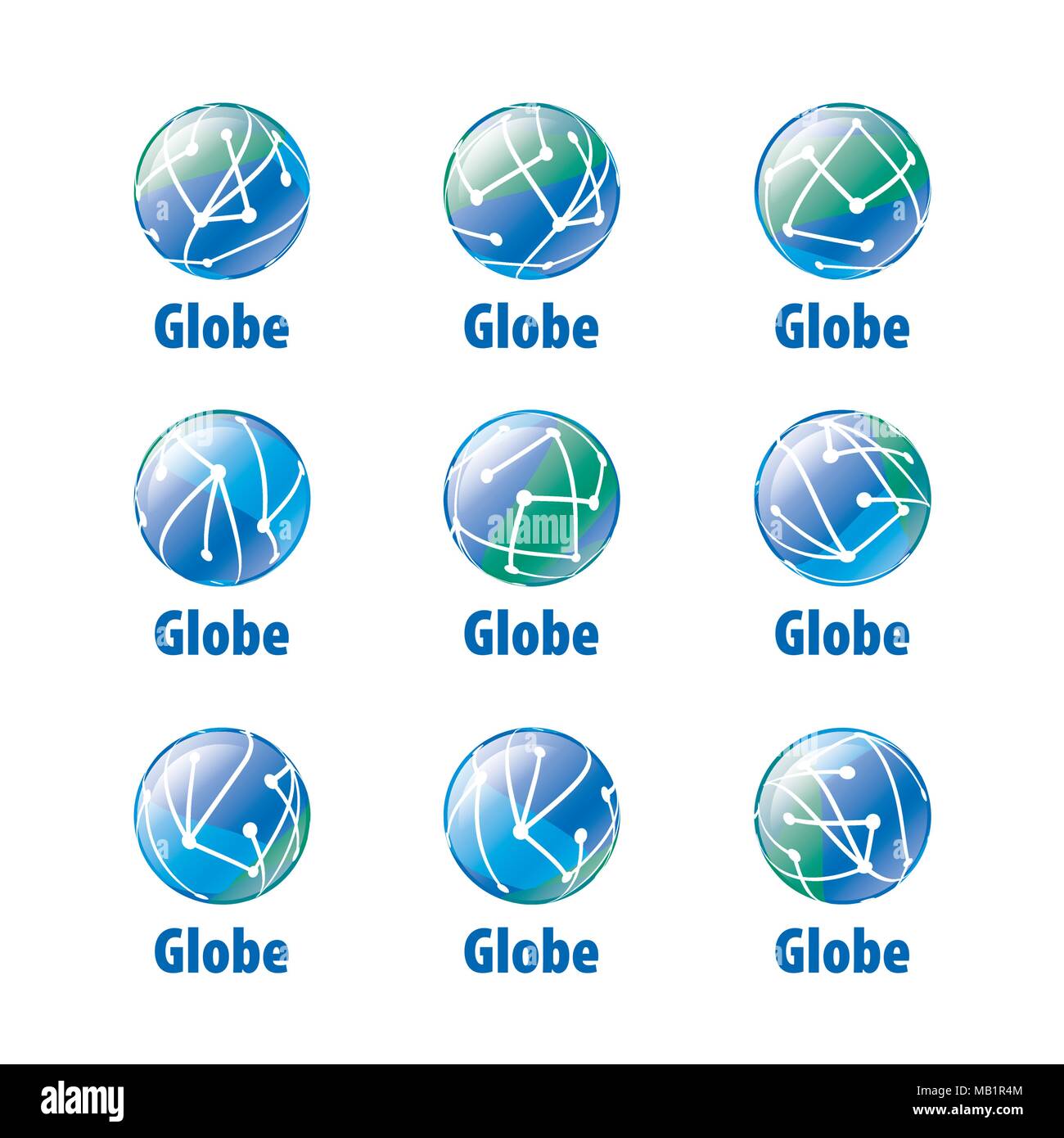 vector logo globe Stock Vector Image & Art - Alamy