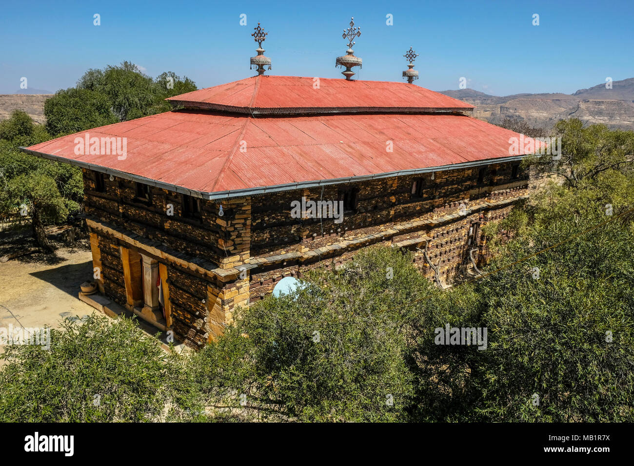 Debre Damo Monastery in Tigray region, Ethiopia Stock Photo - Alamy