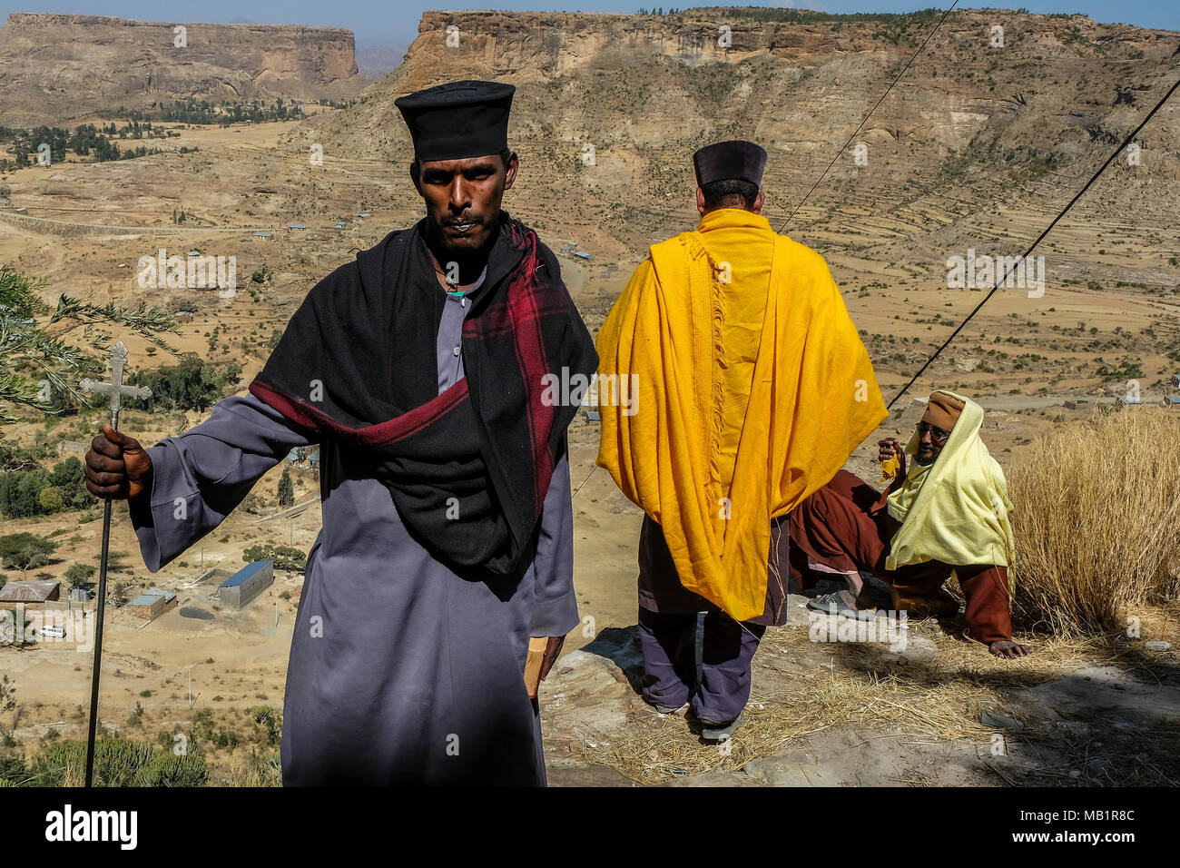 Ethiopian orthodox priest in debre hi-res stock photography and images ...