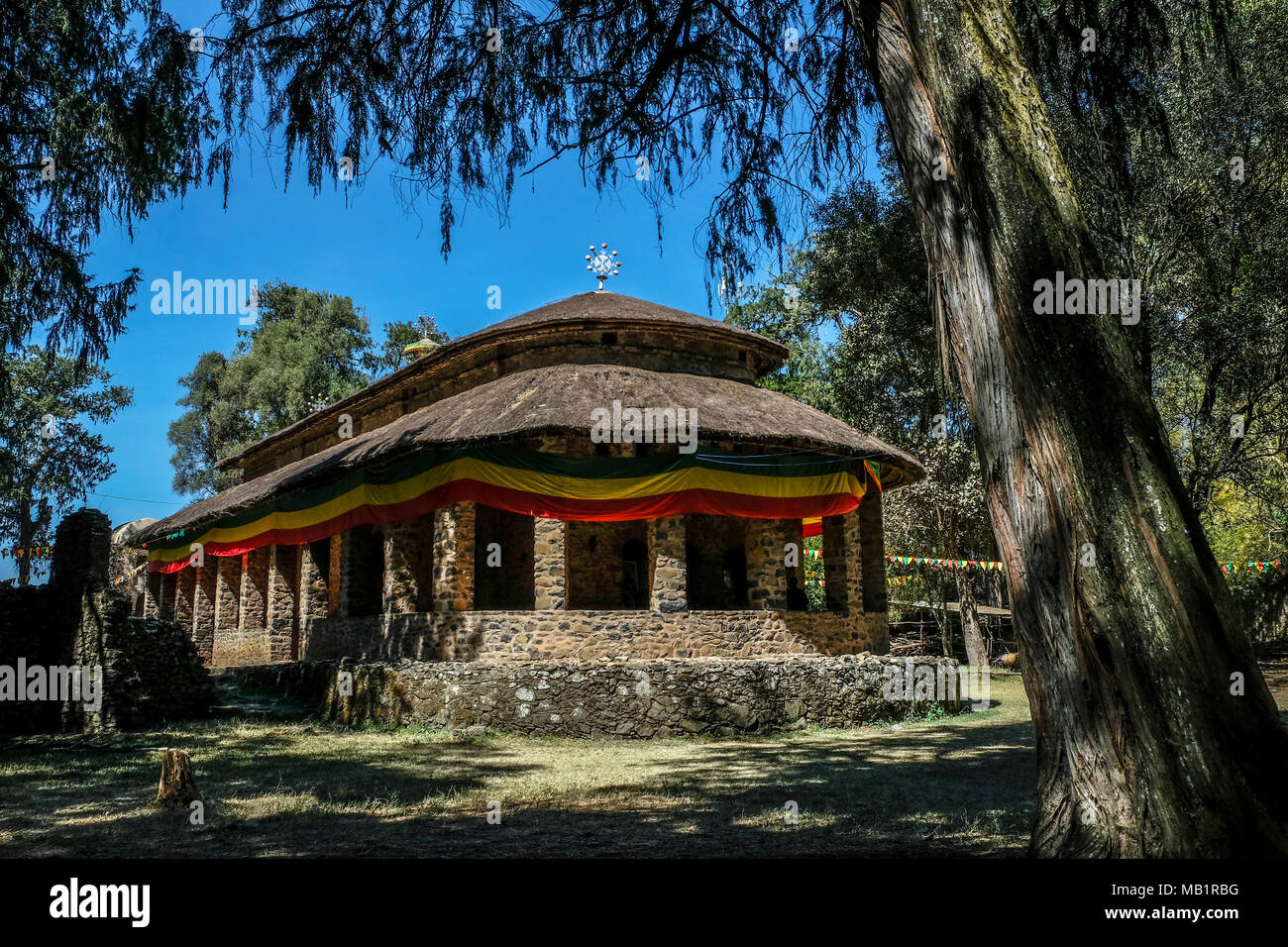 Debre Berhan Selassie Church in Gondar, Ethiopia Stock Photo - Alamy