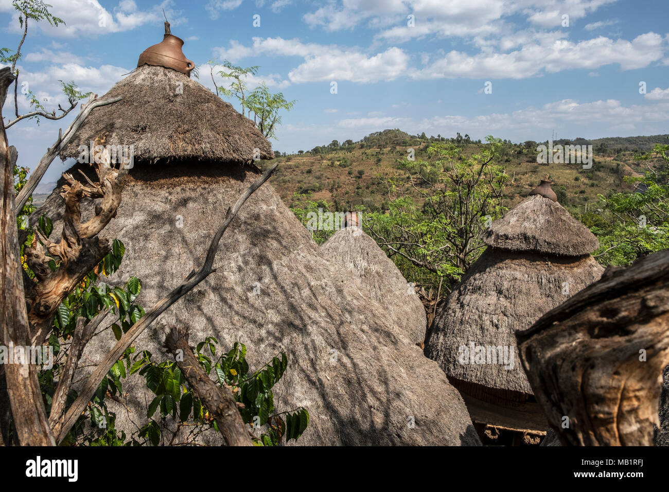 Traditional Konso tribe house, Ethiopia Stock Photo - Alamy