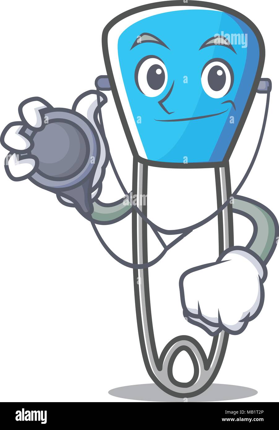 Doctor safety pin character cartoon Stock Vector Image & Art - Alamy