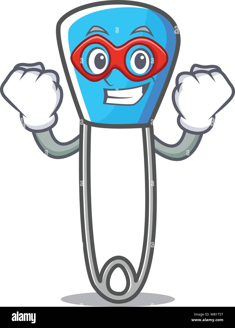 Super hero safety pin character cartoon Stock Vector Image & Art - Alamy