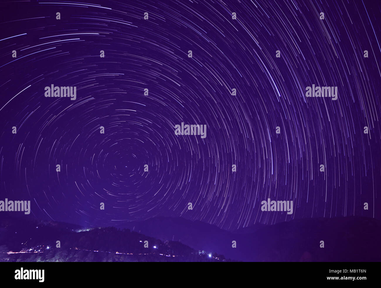 Stars trails mountain himalayas hi-res stock photography and images - Alamy