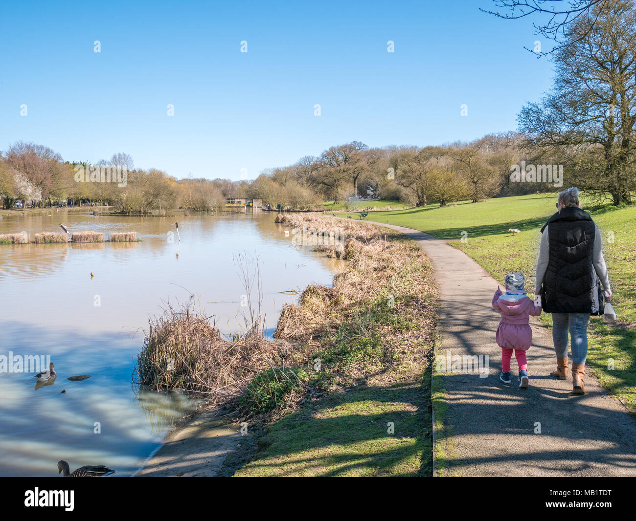 Lakeside stroll hi-res stock photography and images - Alamy