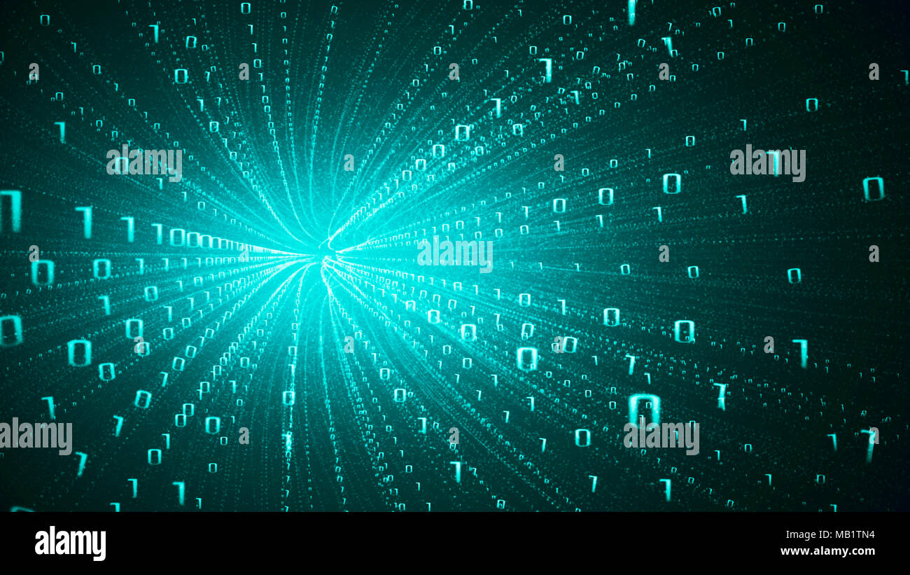 Transfer of information, cloud computing and big data concept Stock ...