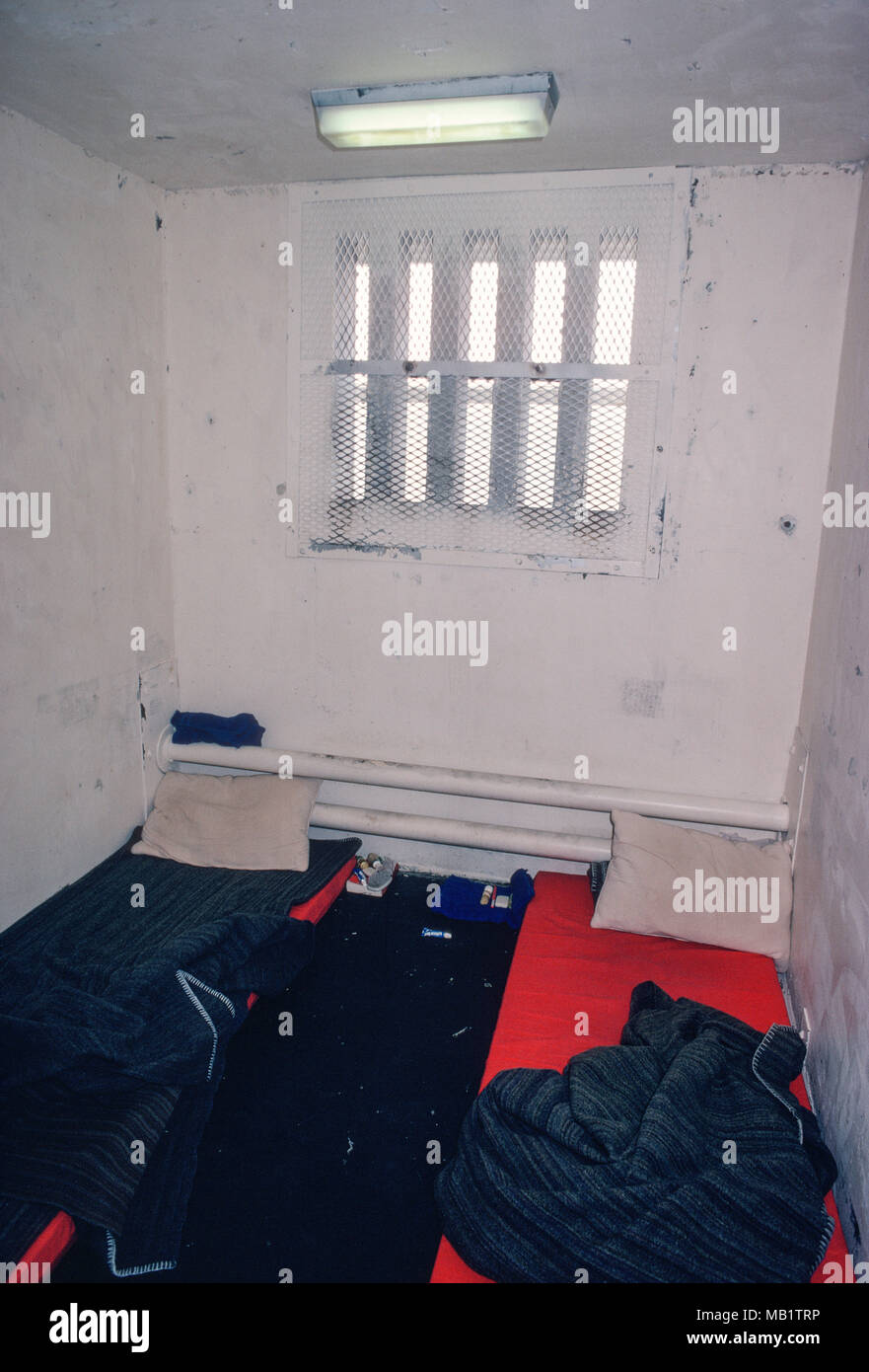 Cell of a prisoner on protest with all furniture removed The Maze ...