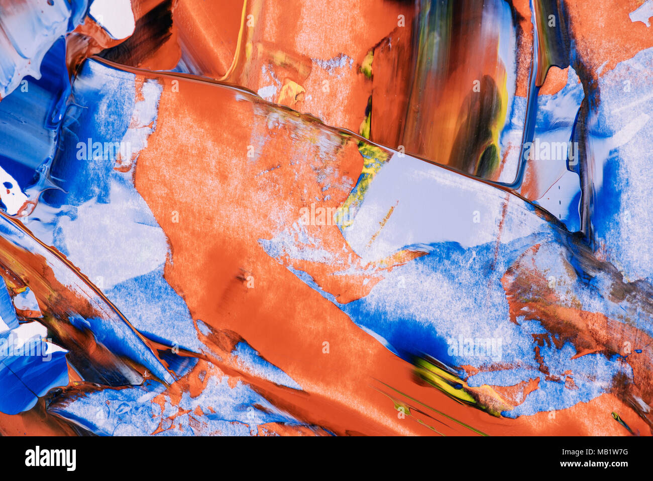 close-up view of decorative abstract colorful painting Stock Photo - Alamy