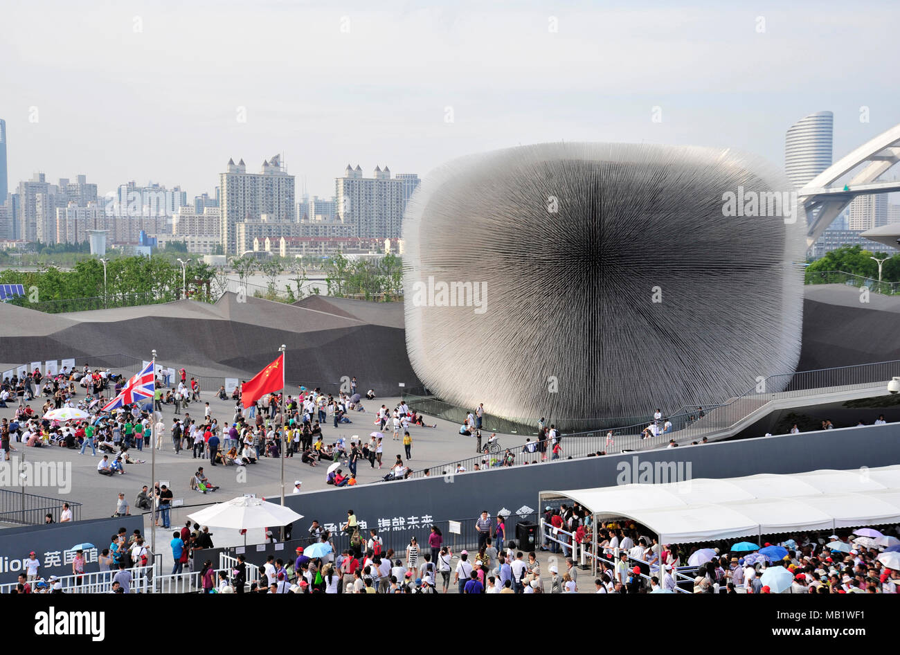UK pavilion at the Shanghai World Expo 2010, also known as the "Seed ...