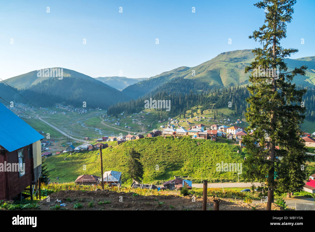 Bakhmaro village, one of the most beautiful mountain resorts of Georgia ...