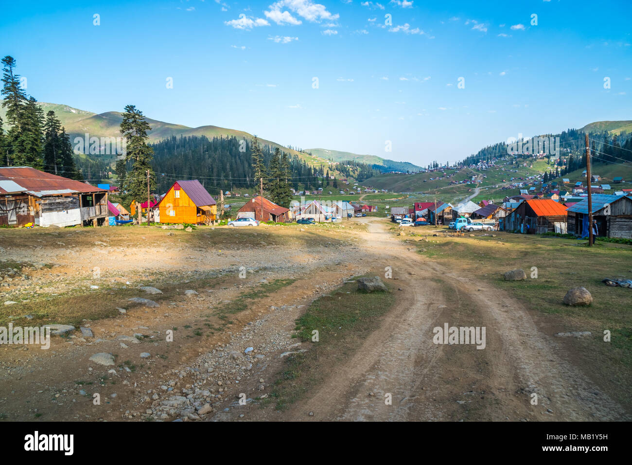 Bakhmaro village, one of the most beautiful mountain resorts of Georgia ...