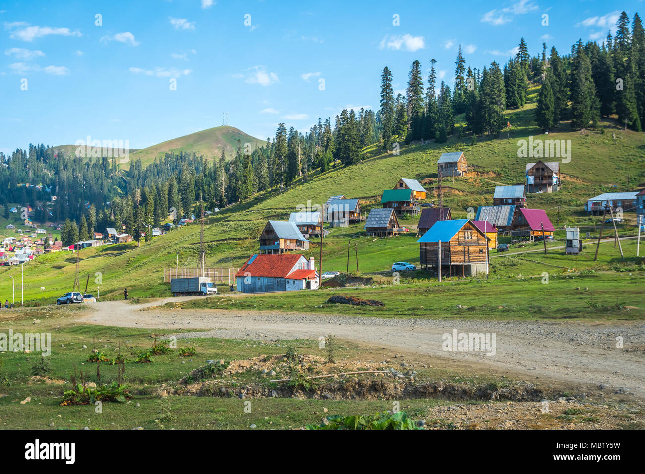 Bakhmaro village, one of the most beautiful mountain resorts of Georgia ...