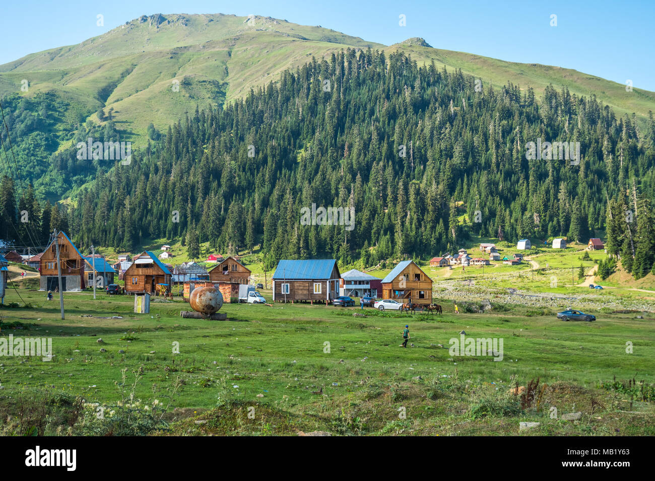 Bakhmaro village, one of the most beautiful mountain resorts of Georgia ...