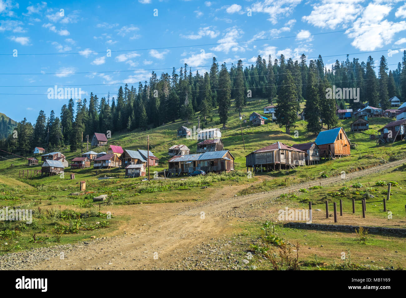 Bakhmaro village, one of the most beautiful mountain resorts of Georgia ...