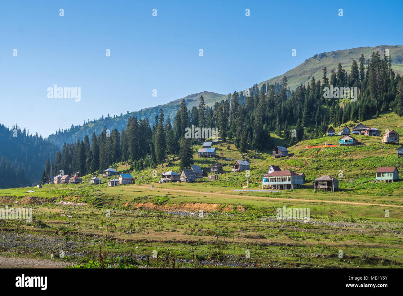 Bakhmaro village, one of the most beautiful mountain resorts of Georgia ...