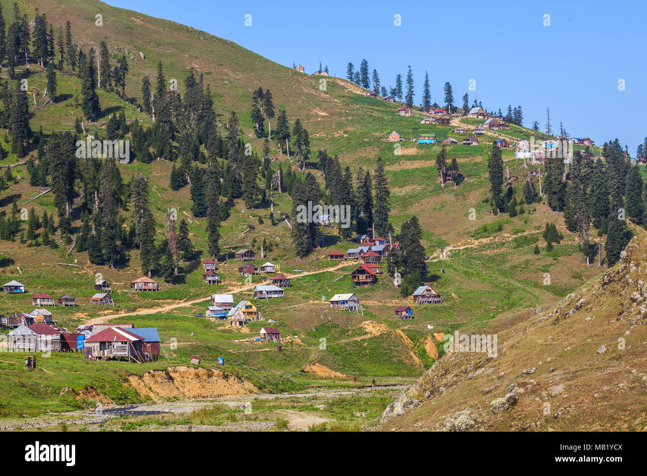 Bakhmaro village, one of the most beautiful mountain resorts of Georgia ...